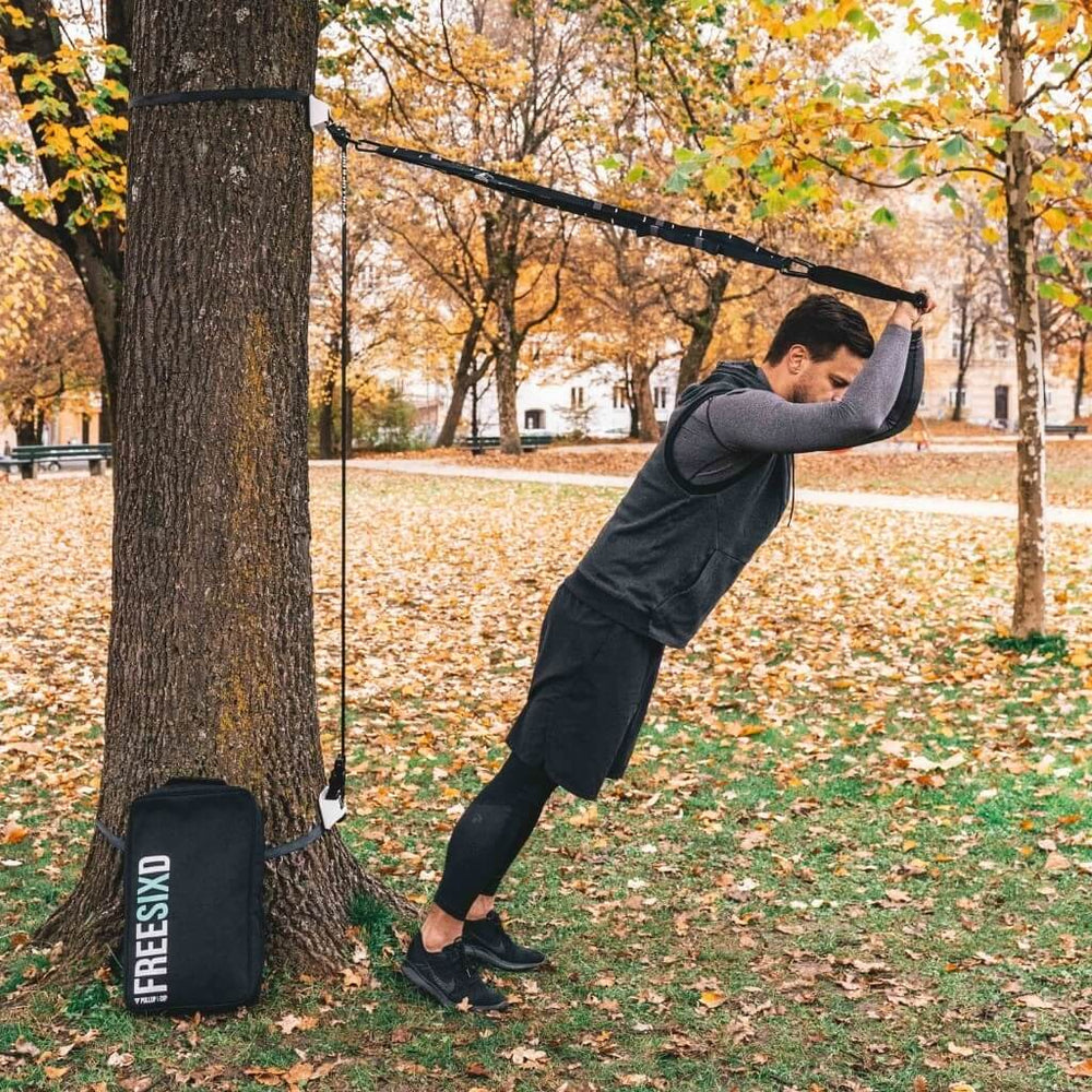FREESIXD Schlingentrainer Outdoor Montage Kit an Baum/Pfosten