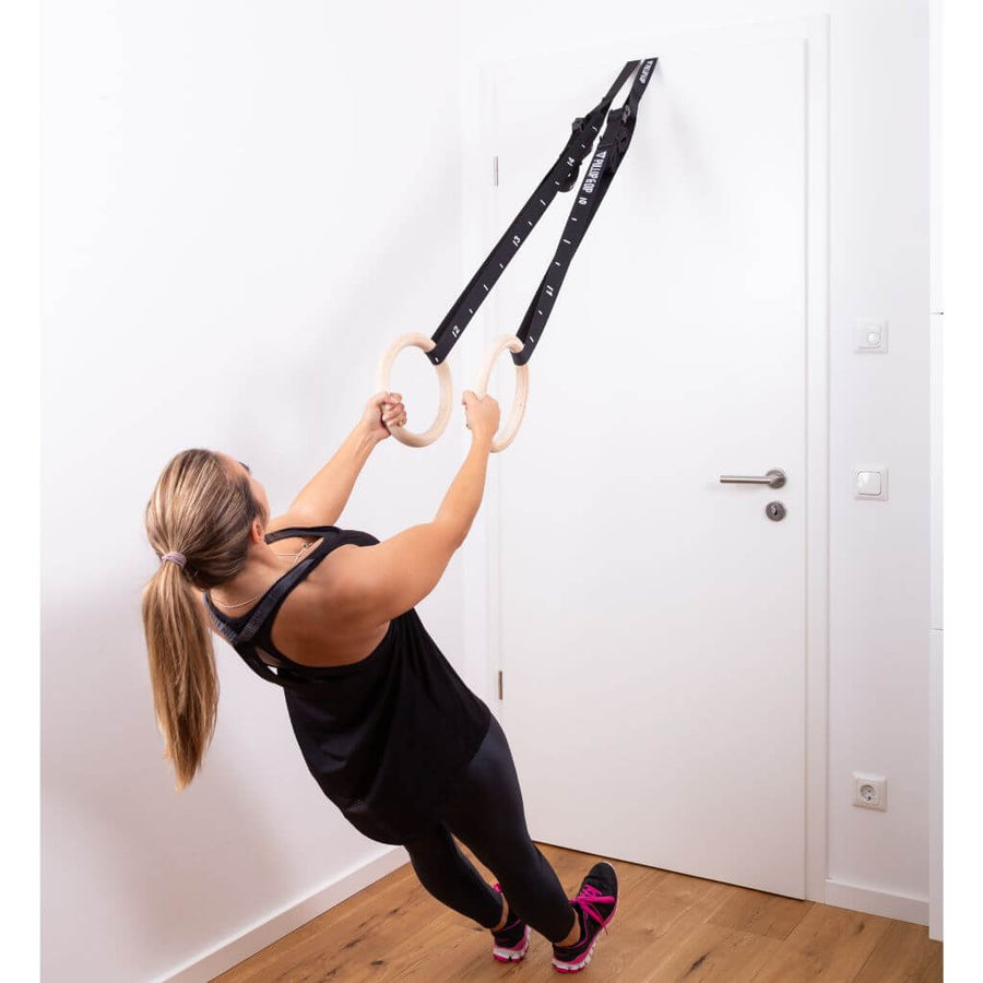 Turnringe Gurte aus Nylon mit Schnellverschlussschnallen